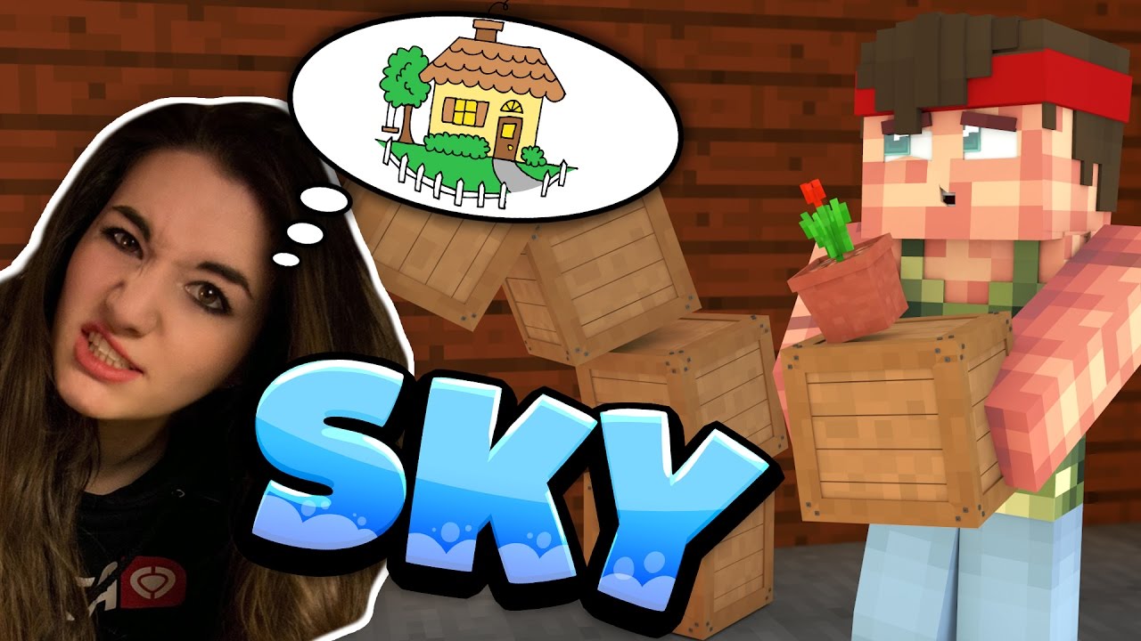 MEINE FREUNDIN RICHTET MEIN HAUS EIN | MINECRAFT SKY - YouTube