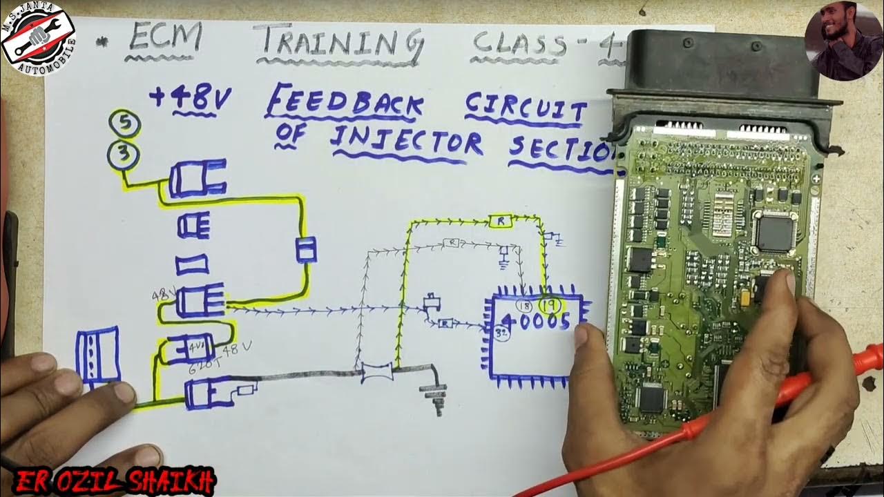 Ecm Training Class-40 | 48v Feedback Circuit of injector section Edc17c55 Mahindra maximo bolero ...