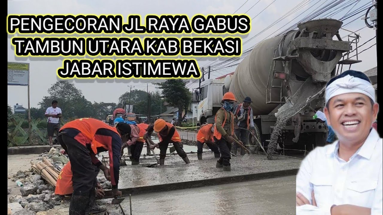 "Dahsyat! Jalan Raya Gabus Tambun Utara Dicor Total – Bekasi Makin Maju ...