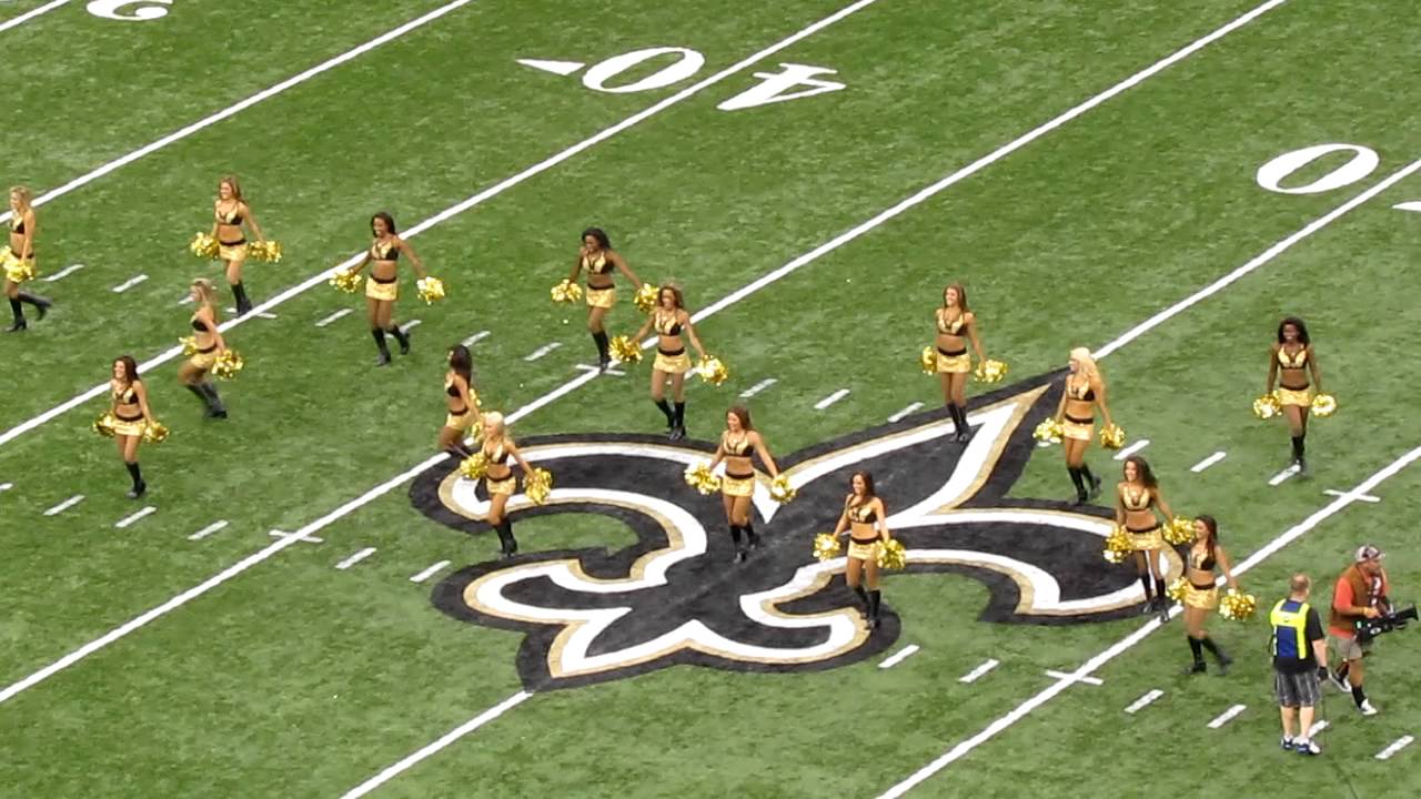 New Orleans Saints Cheerleaders "On the Floor" Sept 2011 - YouTube