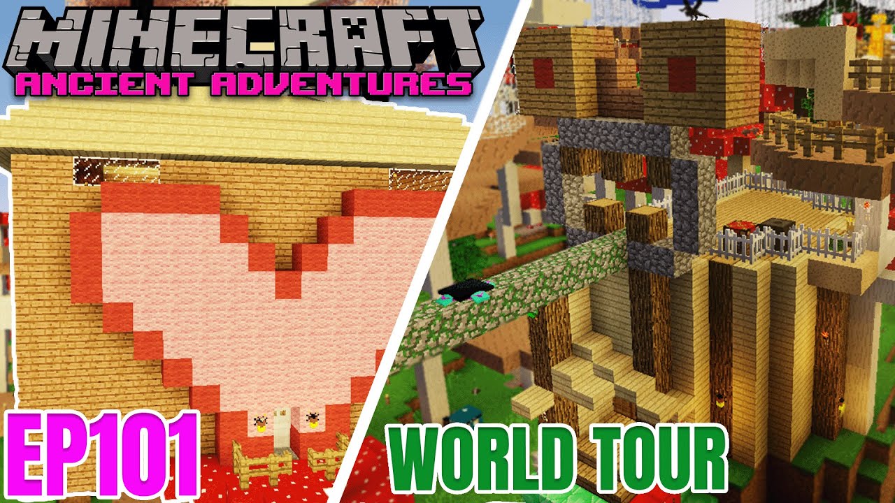WORLD TOUR !! | Minecraft Ancient Adventures Ep 101 - Finale - YouTube