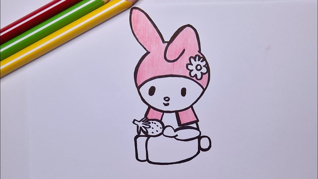 How to Draw My Melody - YouTube