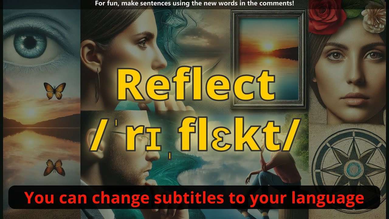 Reflect meaning with 5 examples (2) - YouTube