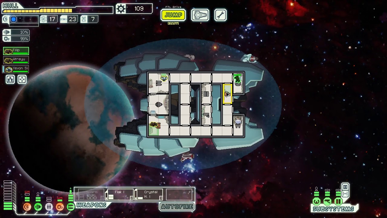 FTL - Longplay - Rock Cruiser (C) - Crystal Cruiser Achievement Run ...