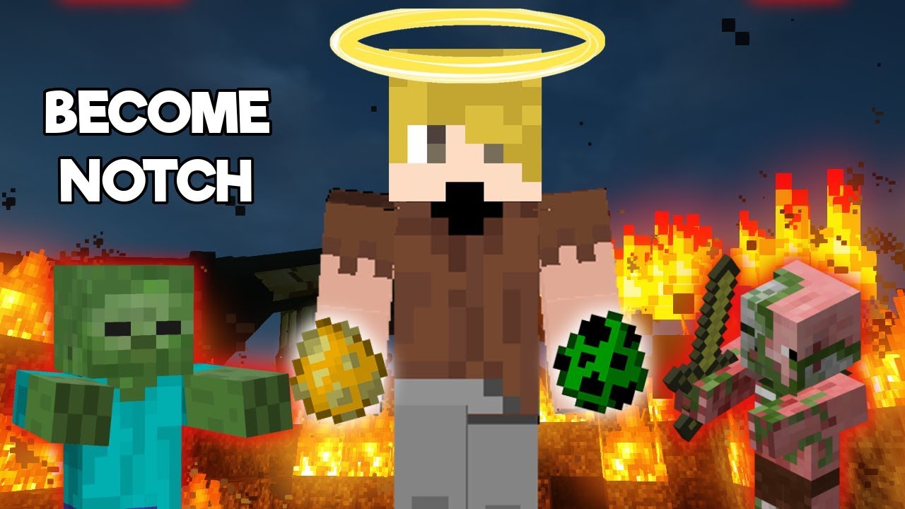 BECOME NOTCH | Minecraft God Minigame FT indagoranger and ...