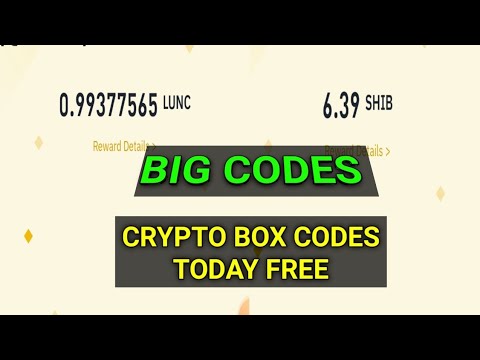 NEW CRYPTO BOX BIG CODES 1st VIDEO TODAY #cryptoboxcodetoday #binance # ...