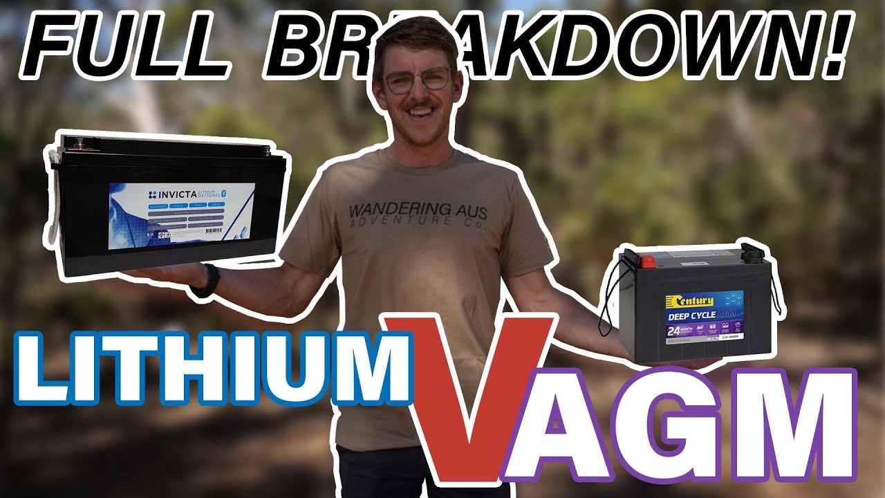 Lithium v AGM Batteries | FULL BATTERY BREAKDOWN | Off Grid Touring | Invicta Lithium Batteries ...