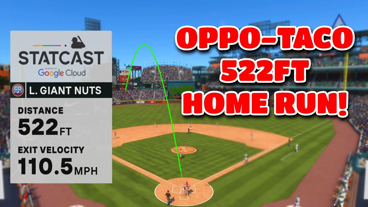 Giant Nuts hits a 522FT OPPO TACO Home Run in the race for the Playoffs ...