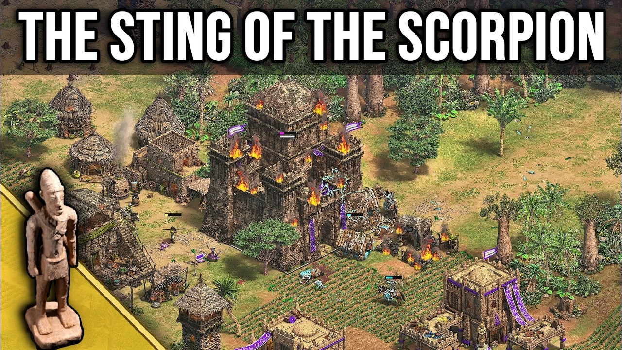 AoE2 Sundjata Campaign - Mission 2: The Sting of the Scorpion (Hard ...