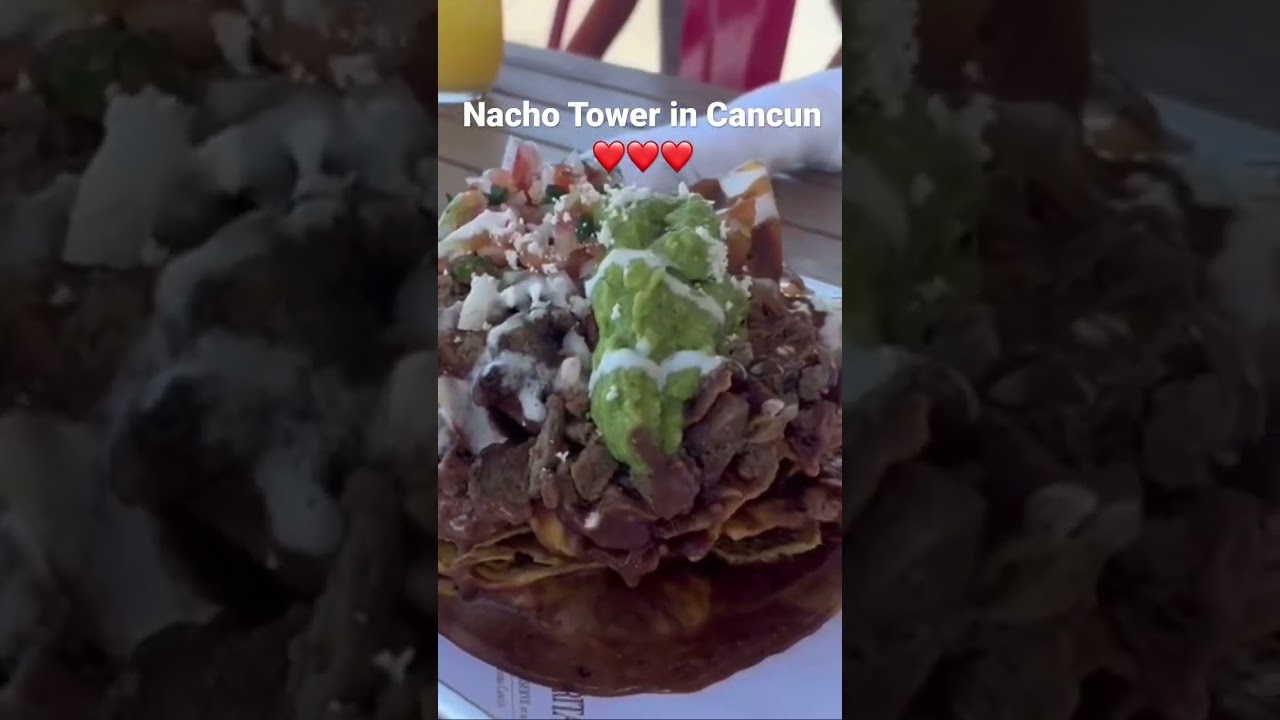 Nacho tower in cancun @ Margaritaville Island Reserve Riviera Cancun ️ ...