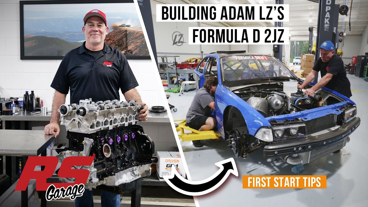 Building Adam LZ's 1,000+ HP Stroker 2JZ Long Block | RS Garage - YouTube