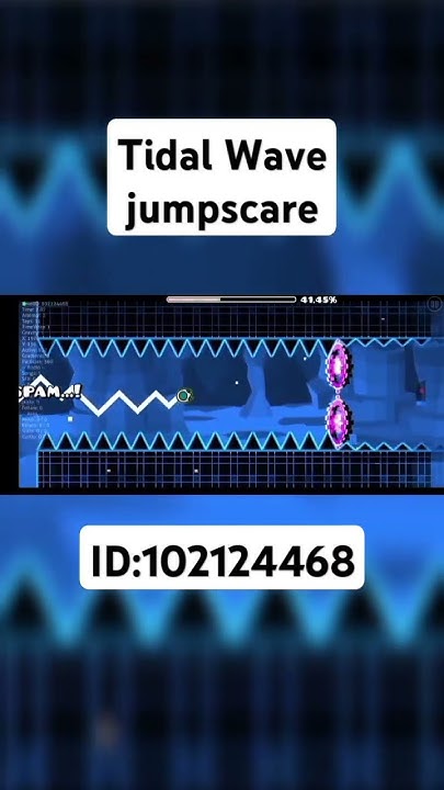 Tidal Wave jumpscare #jumpscare #geometrydash - YouTube