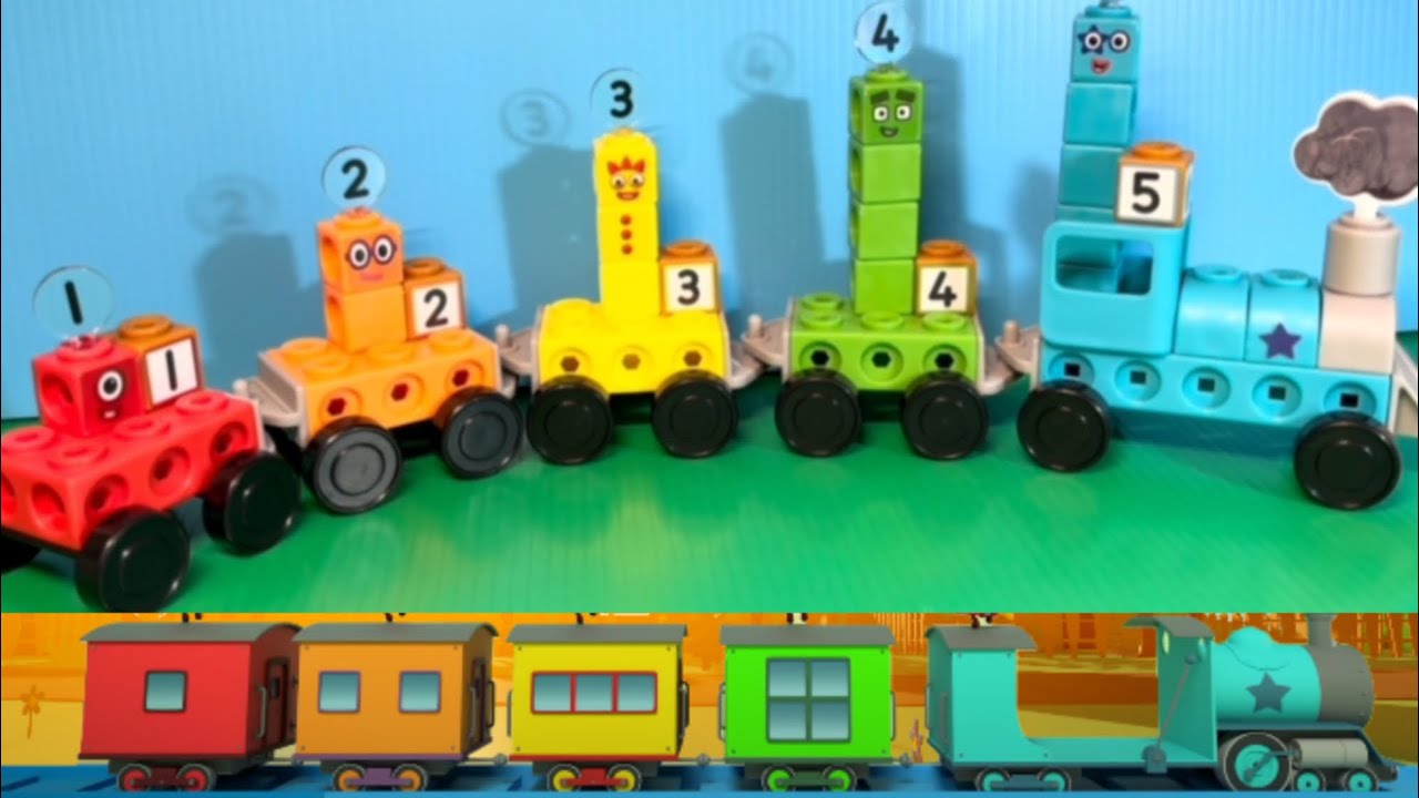 Making Numberblocks Express Train MathLink and numberblocks sticker ...