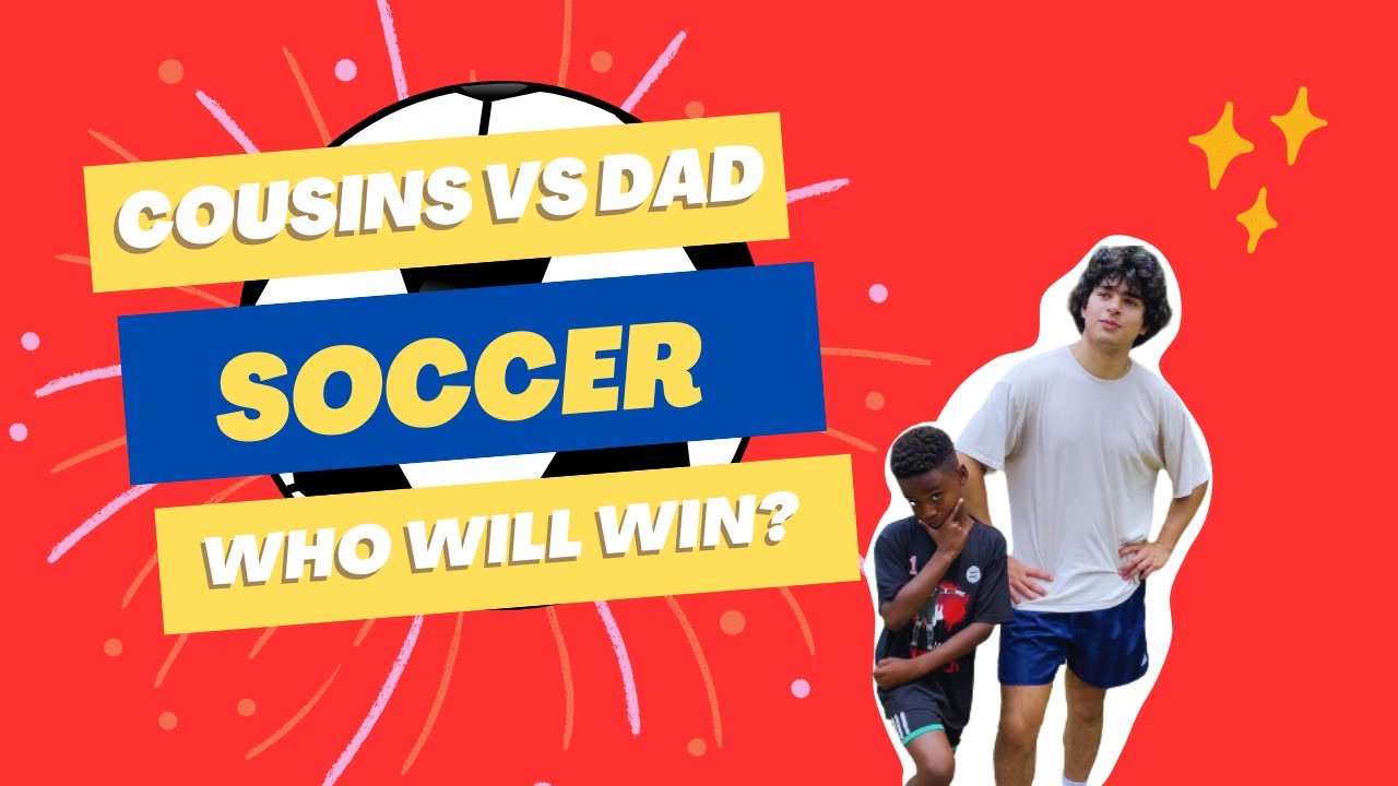 ⚽️ Lads vs Dad - soccer match - cousins vs dad ⚽️ - YouTube