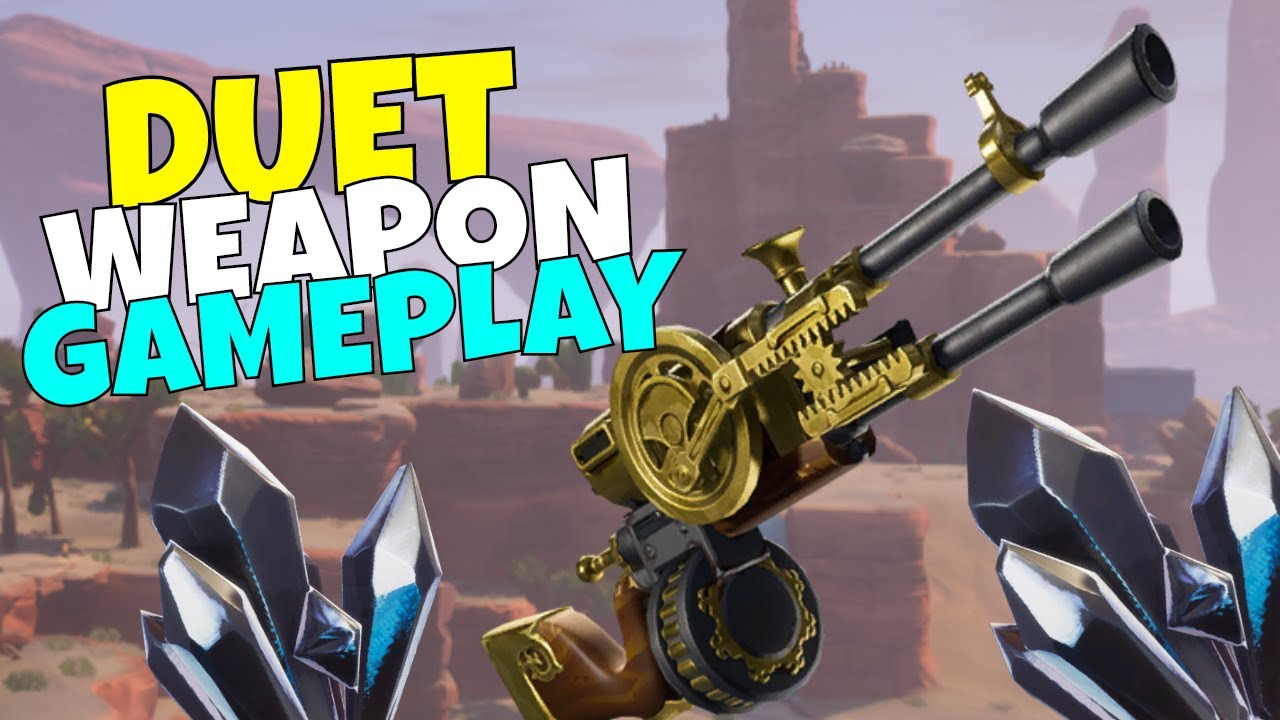 *IT'S GOOD* NEW Duet Steampunk Assault Weapon Gameplay | Fortnite Save ...