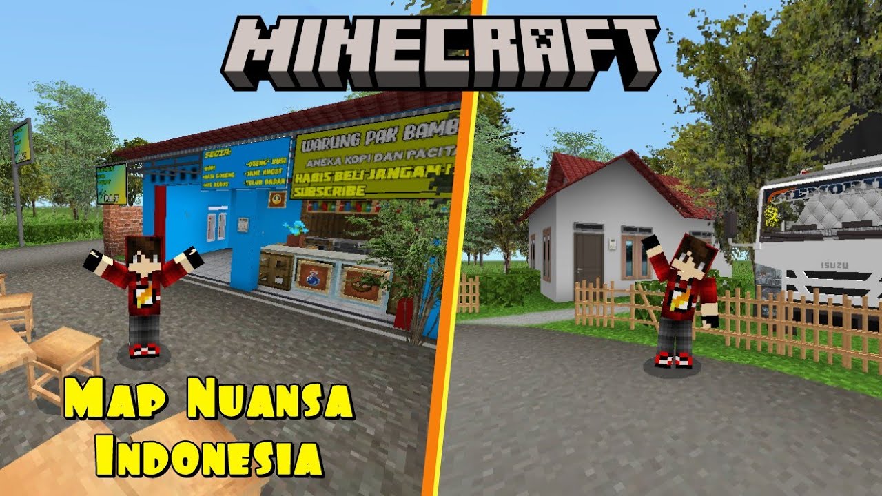 REALIASTIS!! SHOWCASE MAP NUANSA INDONESIA DI MINECRAFT - MINECRAFT ...