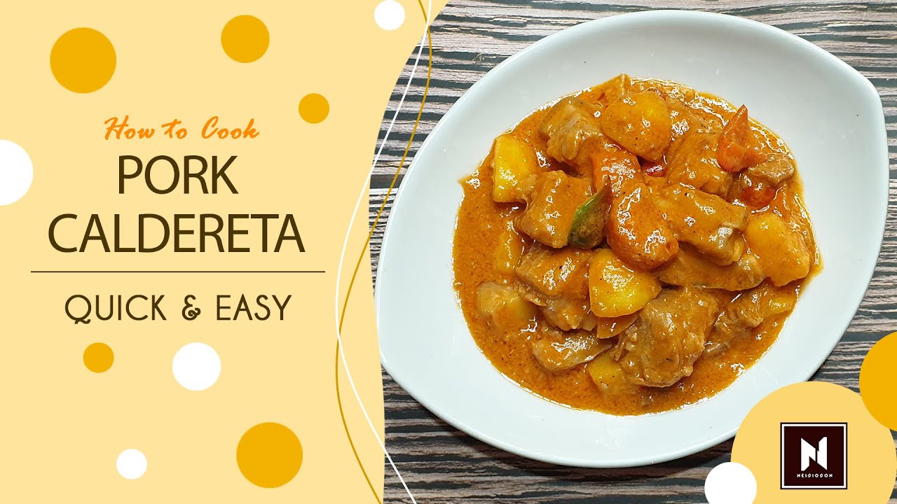 Pork Caldereta | Quick and Easy Recipe - YouTube