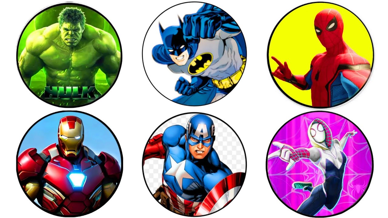 Spin Wheel Superhero Avengers Team Spiderman Vs Captain America ...