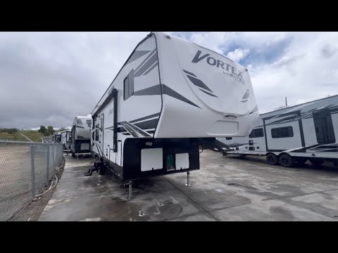 2023 Genesis Supreme Vortex VCR305 fifth wheel Toy Hauler! - YouTube