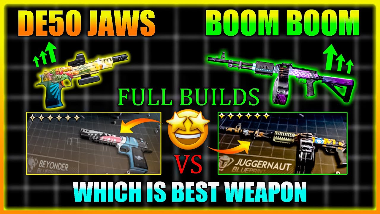 ONCE HUMAN DE50 JAWS VS KVD BOOM BOOM WHICH IS BEST WEAPON MAXIMUM ...