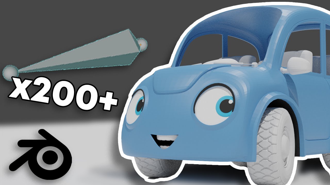 TOP 5 features of this cartoon car-rig | BLENDER - YouTube