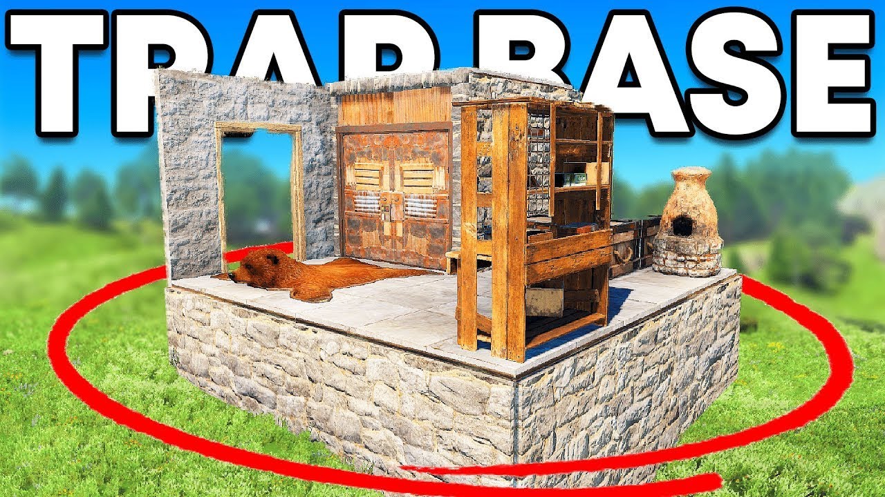 RUST - AK SET DÜŞÜREN TRAP BASE ( RAİD GELDİLER ) RUST TÜRKÇE #rust # ...