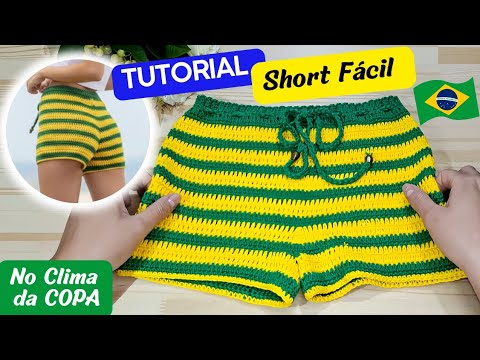 SHORT de CROCHÊ FÁCIL / Por medidas (Dicas para Iniciantes)