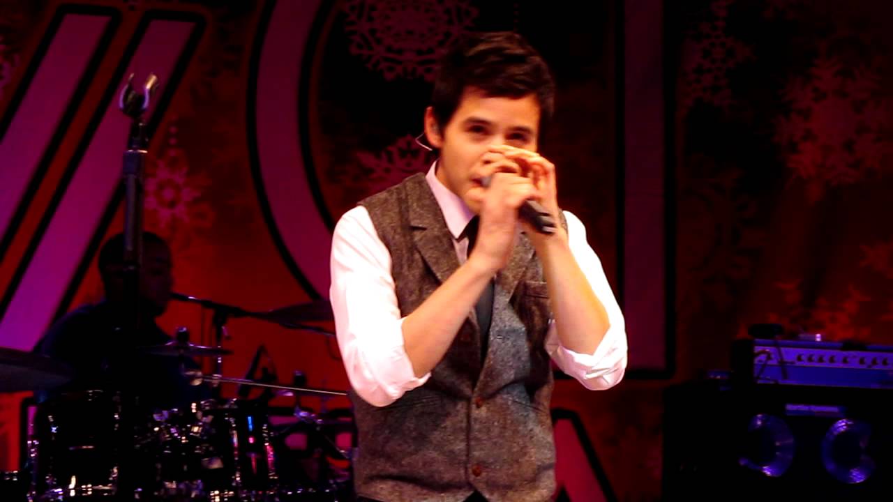 David Archuleta Sleigh Ride Westbury, NY - YouTube Music