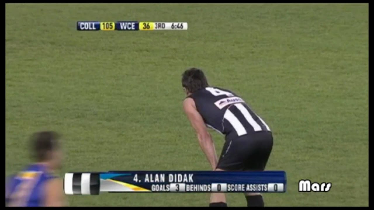 Alan Didak Kicking 3 goals in just one minute of game time - YouTube