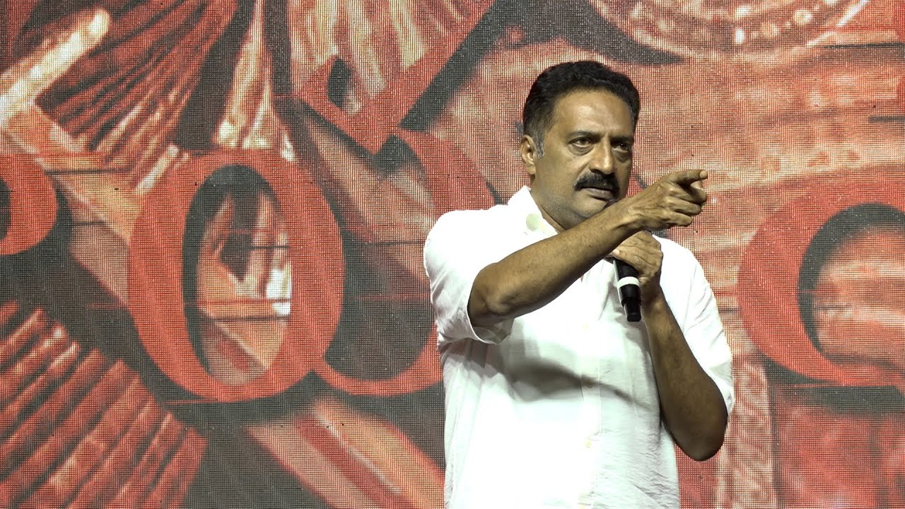 Prakash Raj Fires On Audience At Raayan Movie Pre Release Event ...