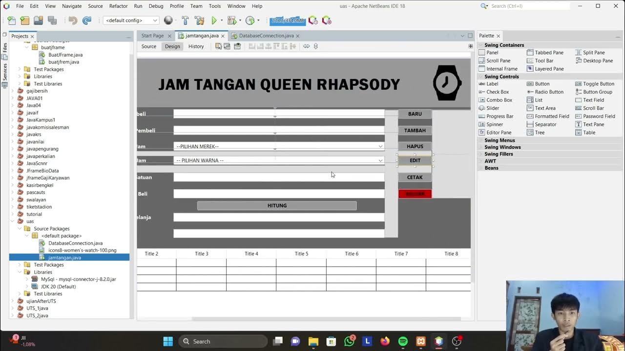 PROJEK UAS PEMROGRAMAN VISUAL APACHE NETBEANS - TEMA APLIKASI SISTEM ...