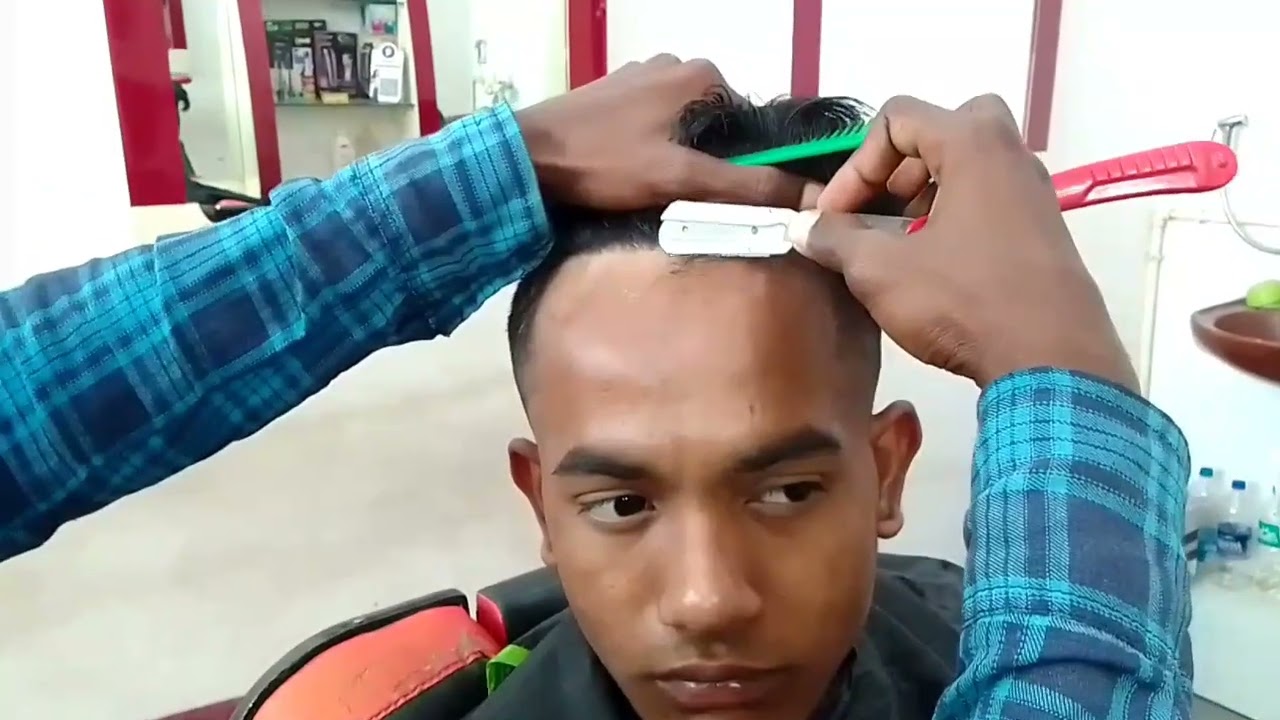 CURLY BAL KA STATE KARNE KA ACHCHA TARIKA ️ HAIR STYLE CUT ️ ️ ️ BOY ...
