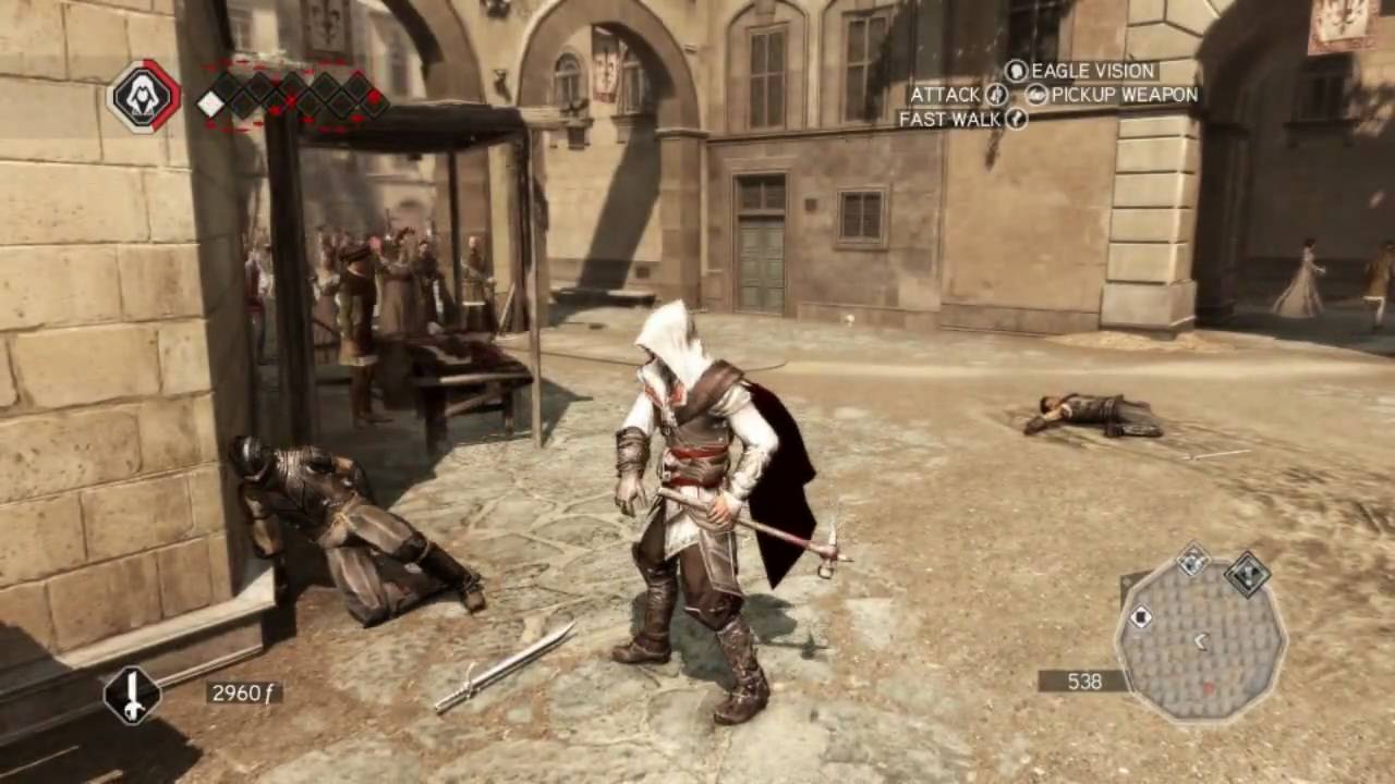 Assassins Creed 2 - Combo Kill Tutorial - YouTube