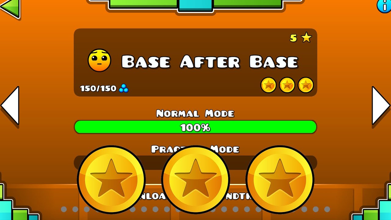 How to Get ALL Coins in Base After Base – Geometry Dash - YouTube