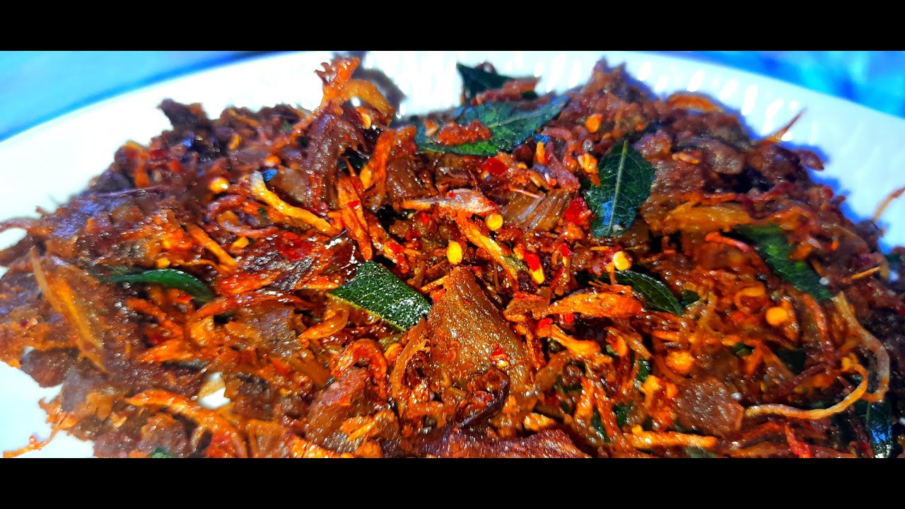 Srilankan Special Beef sambol/හරක් මස් සම්බෝලය /இறைச்சி சம்பல் #spicy # ...