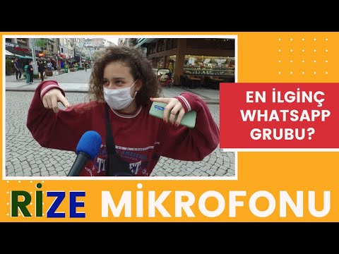 EN İLGİNÇ WHATSAPP GRUBU?/RİZE SOKAK RÖPORTAJLARI