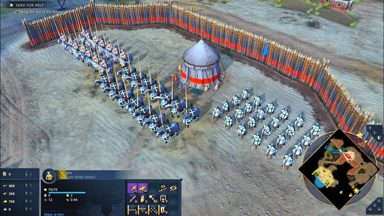 Age Of Empires 4 | The Battle of Mansurah: 1250 (Hard) - YouTube