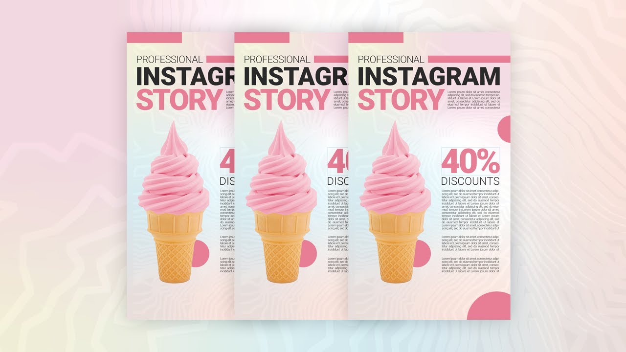 Creative Vertical Display Ads Banner Design | Adobe Photoshop Tutorial ...