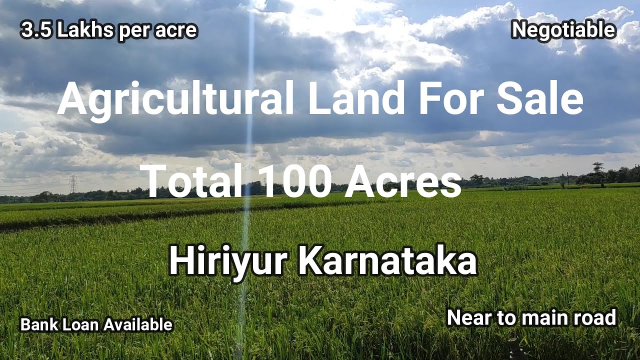 agricultural land for sale karnataka, cheap agricultural land for sale ...