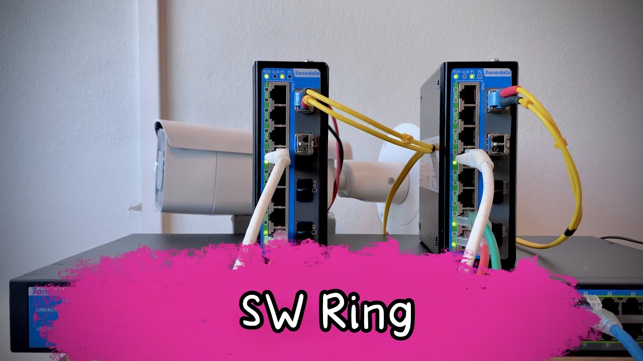 เทียบความเร็ว SW Ring ปะทะ Spanning Tree - YouTube
