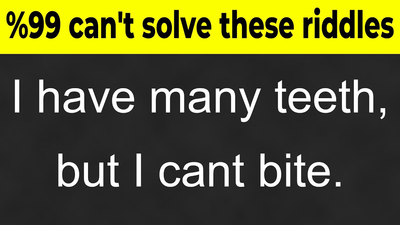 10 Tricky Riddles that Involved Your Brain | Only Clever Humans Can ...