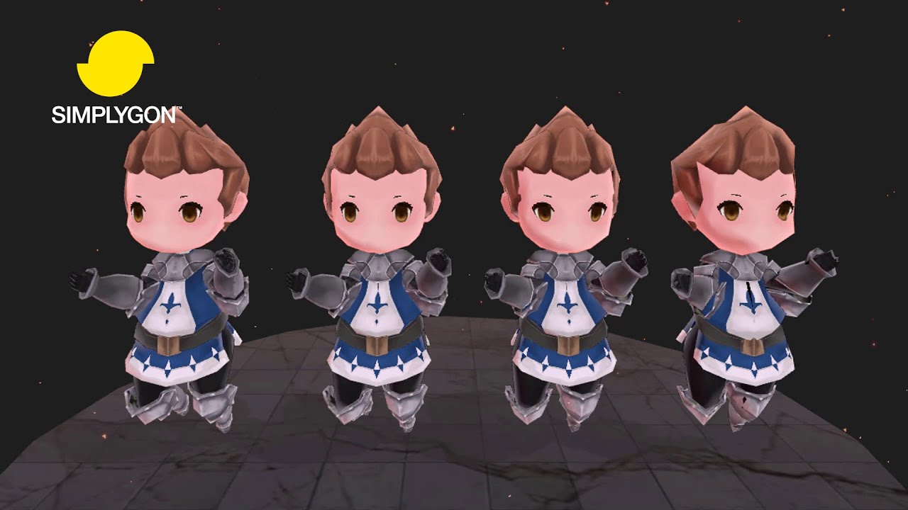 Low-poly character optimization with Simplygon - YouTube