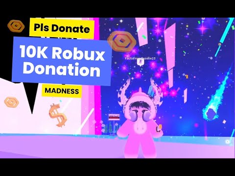 Pls Donate: Robux Rain! One Lucky Avatar Gets SHOWERED! - YouTube