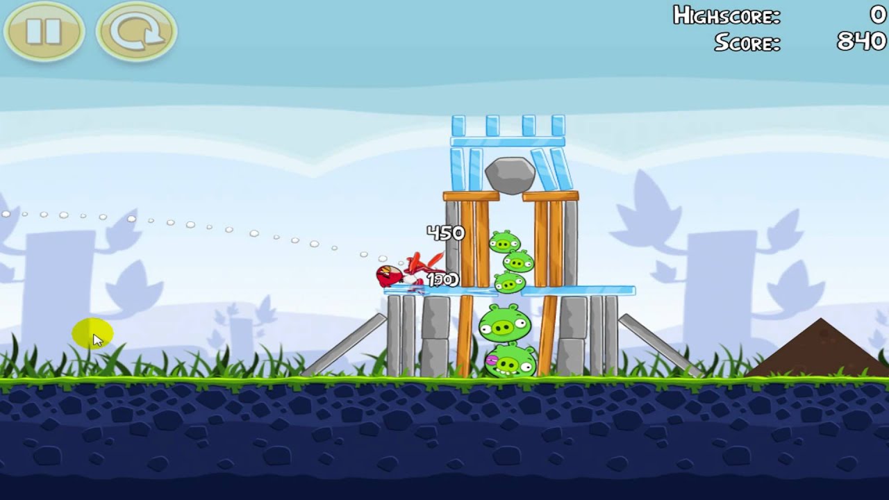 Český GamePlay | Angry Birds | Google Chrome Beta | PC | Level 1 - 10 ...