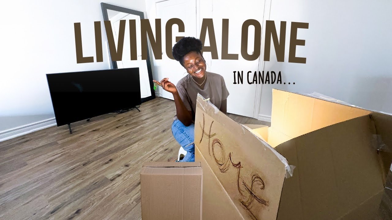 LIVING ALONE IN CANADA AT 19: Moving Day, Furnishing & Cozy Studio ...