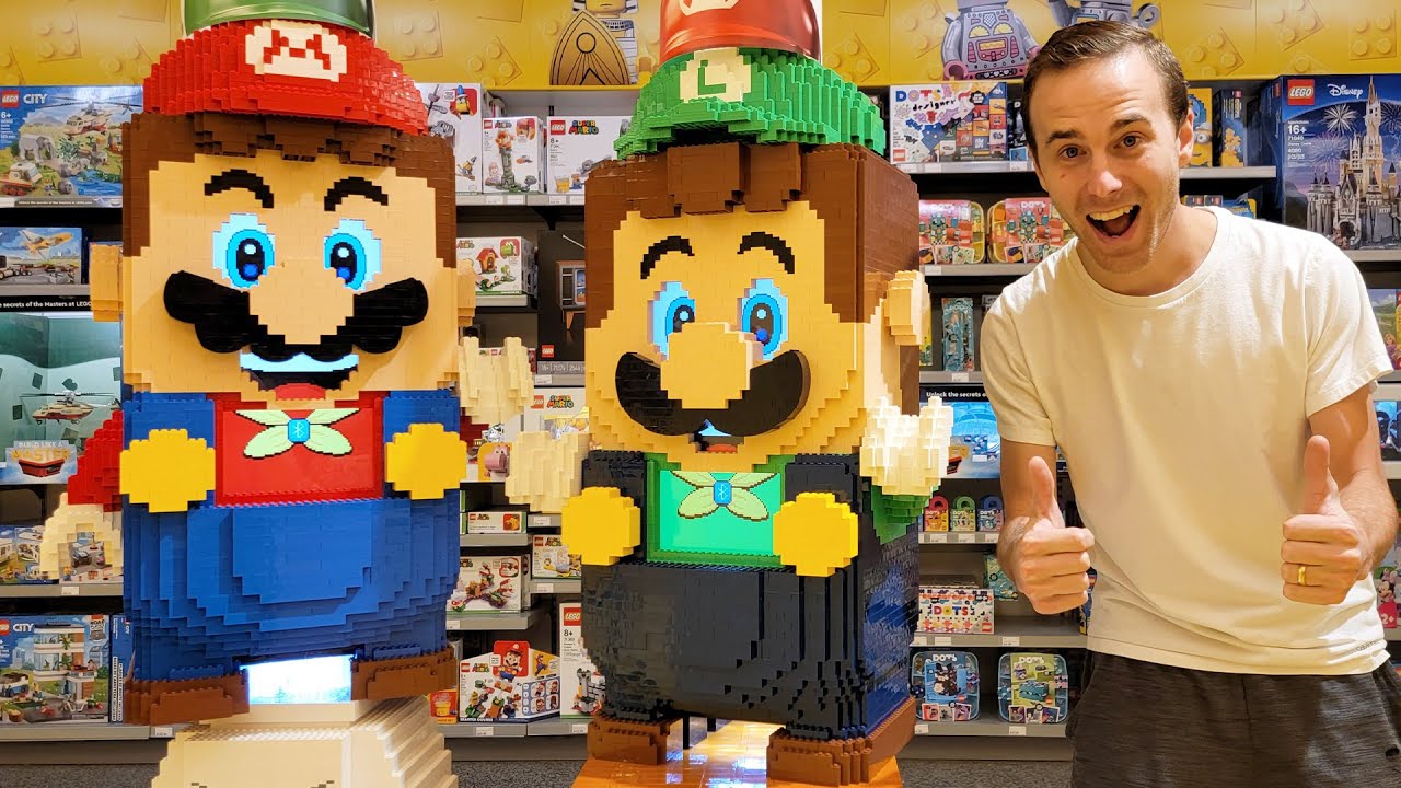 LEGO Mario Sculptures, Room Talk, Art, & Some Sets - YouTube