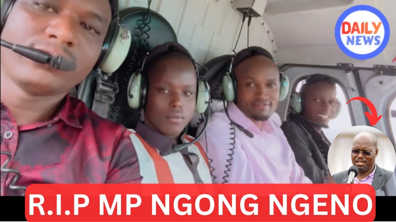 FOUR MEN WHO DIED WITH MP NGONG NGENO IN CHOPPER CRUSH - YouTube