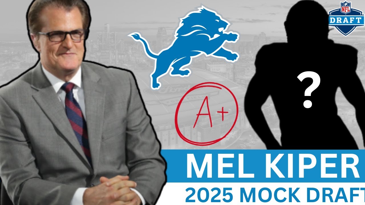 NFL Draft EXPERT Mel Kiper Reveals Lions' Shocking #28 Pick! - YouTube