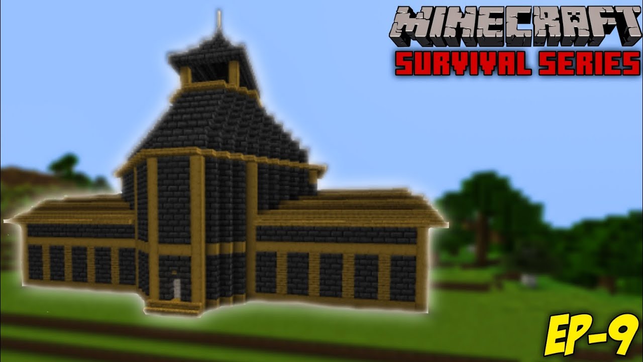 We Made a Villager Hall in Minecraft MINECRAFT SURVIVAL Ep-9 - YouTube