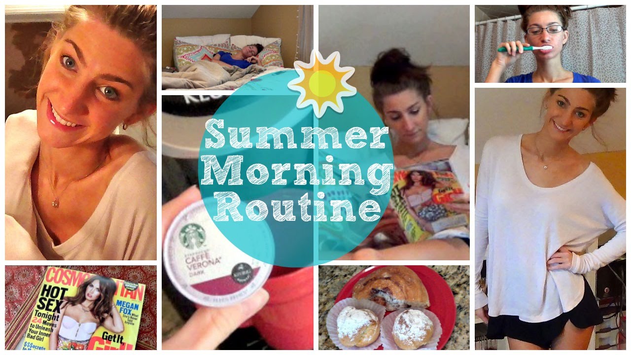 My Summer Morning Routine - YouTube